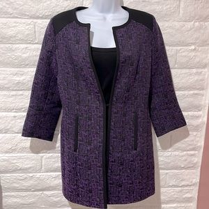 Mary Kay | Jackets & Coats | Mary Kay By Twinhill Blazer Black And Gold ...